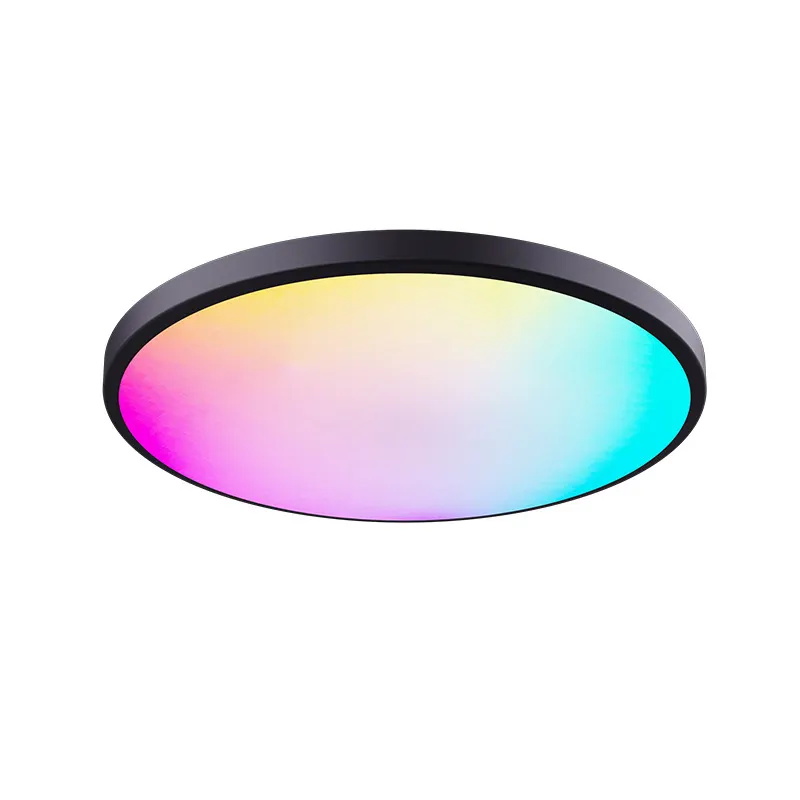 smart Tuya led ceiling light round rgb smart home lighting CCT dimming ...