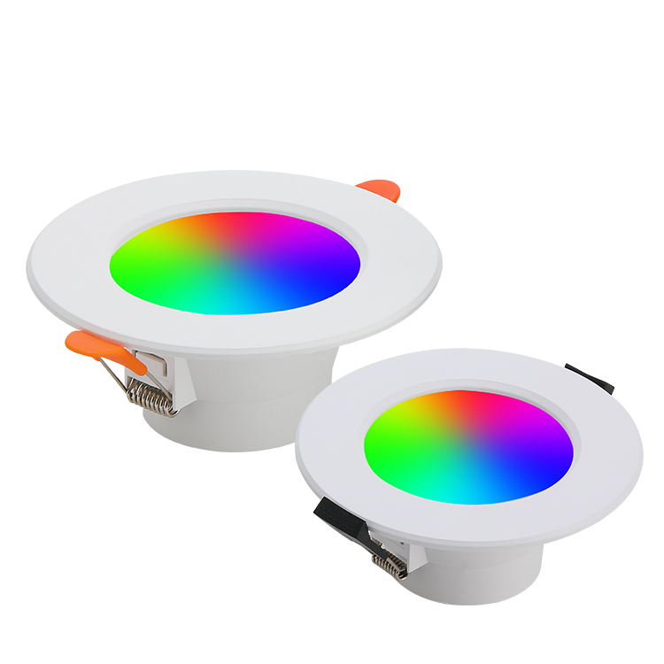 Custom rgbcw Wifi Downlight Dimmable Google Hotel Zigbee Graffiti ...